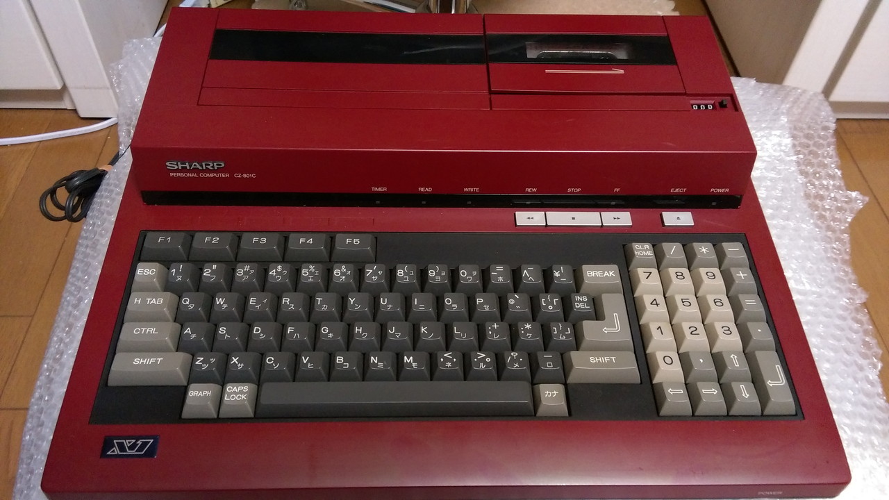 レトロPC SHARP X1C 復活劇3 予想外なことが・・ | 行列の出来ないミニキャブ相談所
